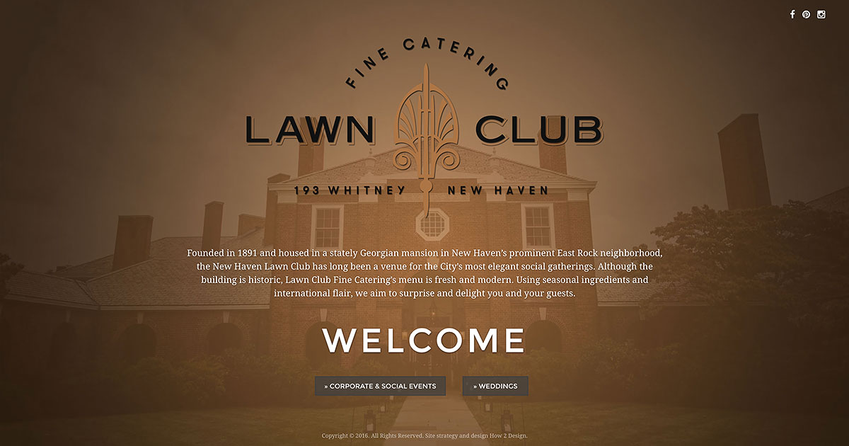 Welcome - Lawn Club Fine Catering